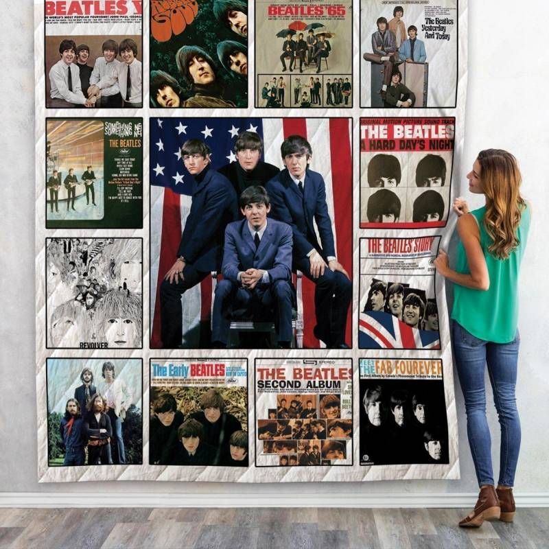 M The Beatles Quilt For Fans - Love Art USA